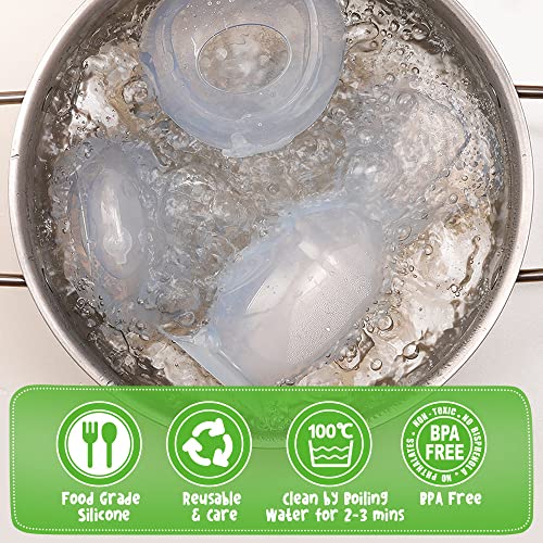 haakaa Silicone Breast Pump 150ml with Suction Base & Ladybugs Breast Milk Collector 75ml Combo,Silicone Breast Milk Catcher,Silicone Breast Shells & Nipple Therapy,Must Have for Breastfeeding