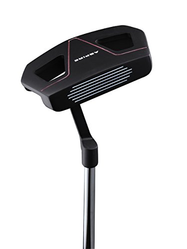 Aspire XD1 Ladies Womens Complete Right Handed Golf Clubs Set Includes Titanium Driver, S.S. Fairway, S.S. Hybrid, S.S. 6-PW Irons, Putter, Stand Bag, 3 H/C's Pink (Cherry Right Petite Size -1")