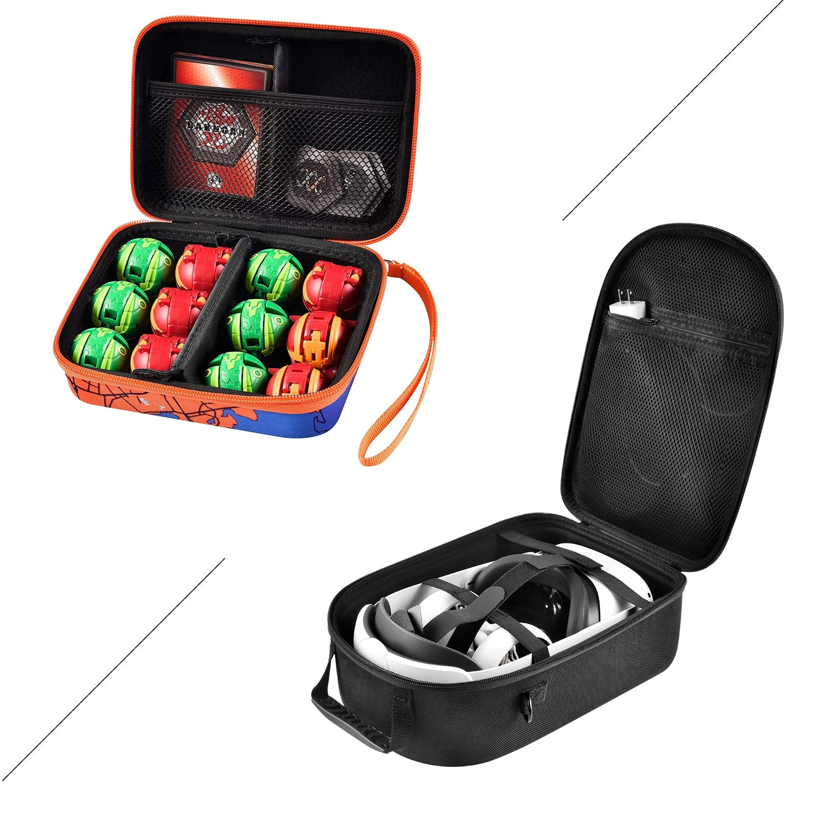 ALKOO Case Compatible with Bakugan Baku Gear Pack + 6 in 1 Bundle Compatible with Oculus Quest 2 Case Accessories