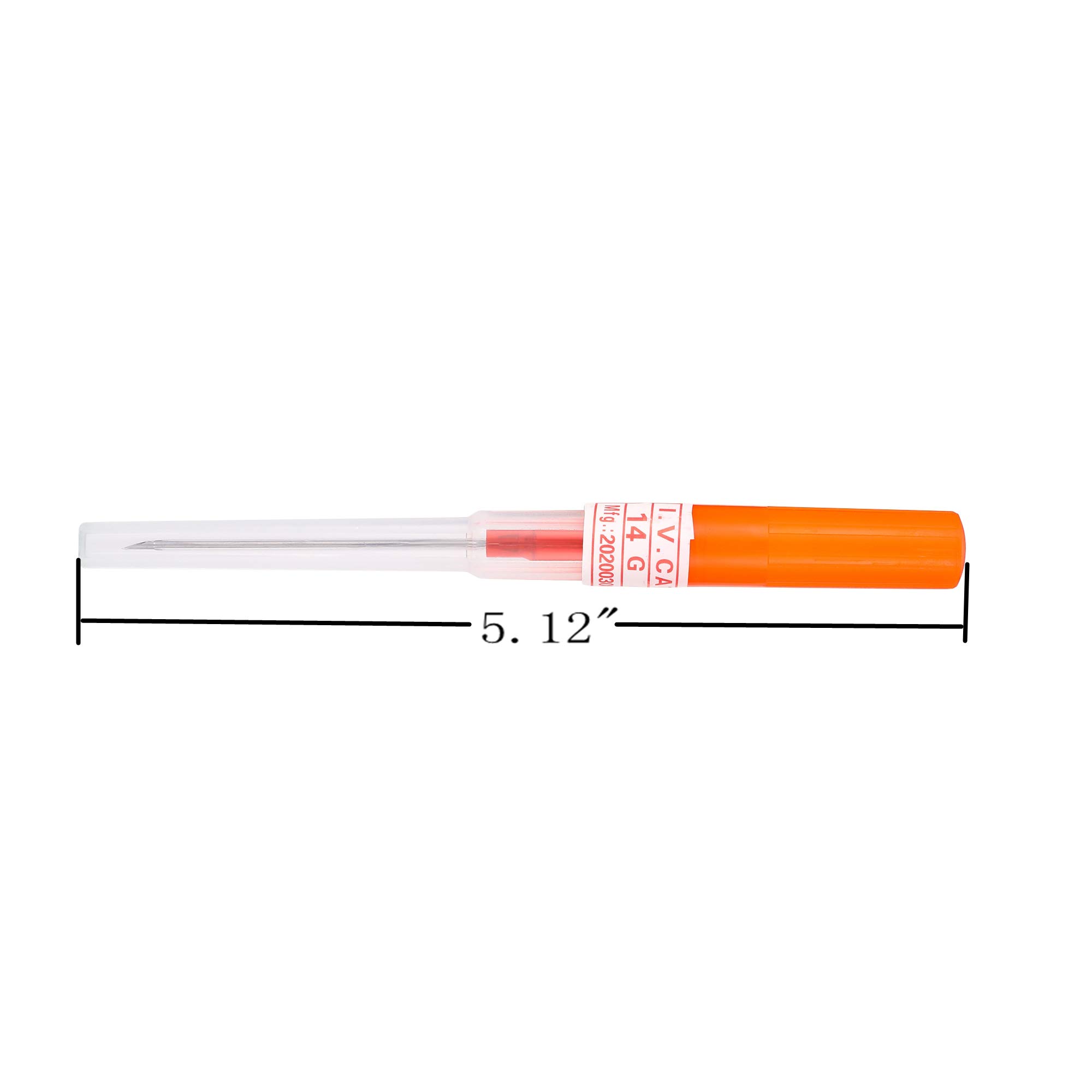 Piercings Needle,New Star Tattoo Box Of 50PCS 14G Gauge Steel Catheter Piercing Needles Supply