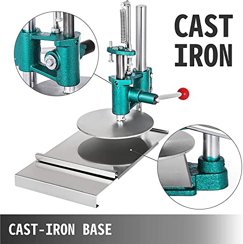 HACSYP Pizza Dough Press Machine, Household Pizza Pastry Press Maker, Stainless Steel Dough Roller Dough Sheeter Pasta, Sheeting Bread Molder Pie Crust