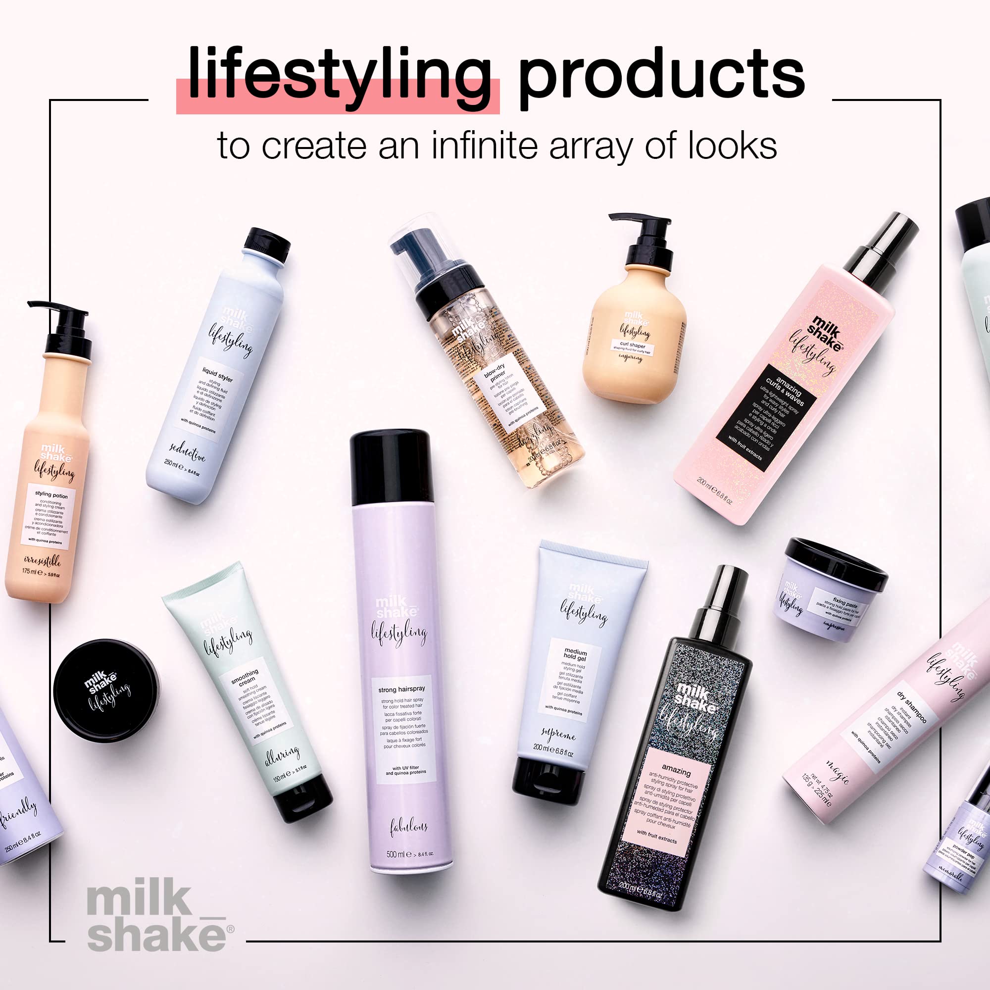 milk_shake Lifestyling Smoothing Hair Cream for Medium to Coarse Hair, 5.1 Fl Oz