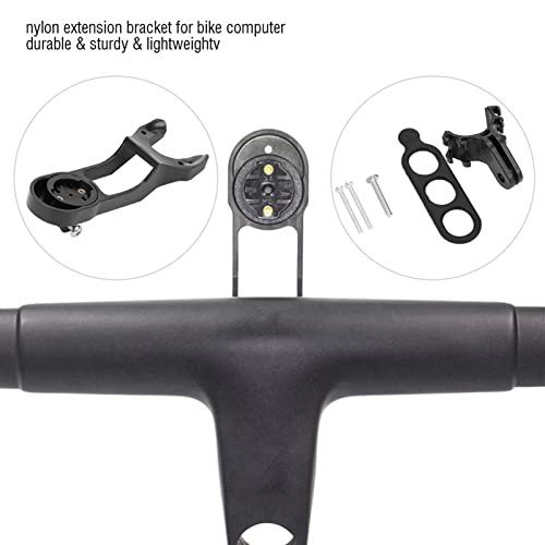 Astibym Odometer Extension Holder, Black Firmly Fixed Lightweight Bike Computer Mount for Road Bikes