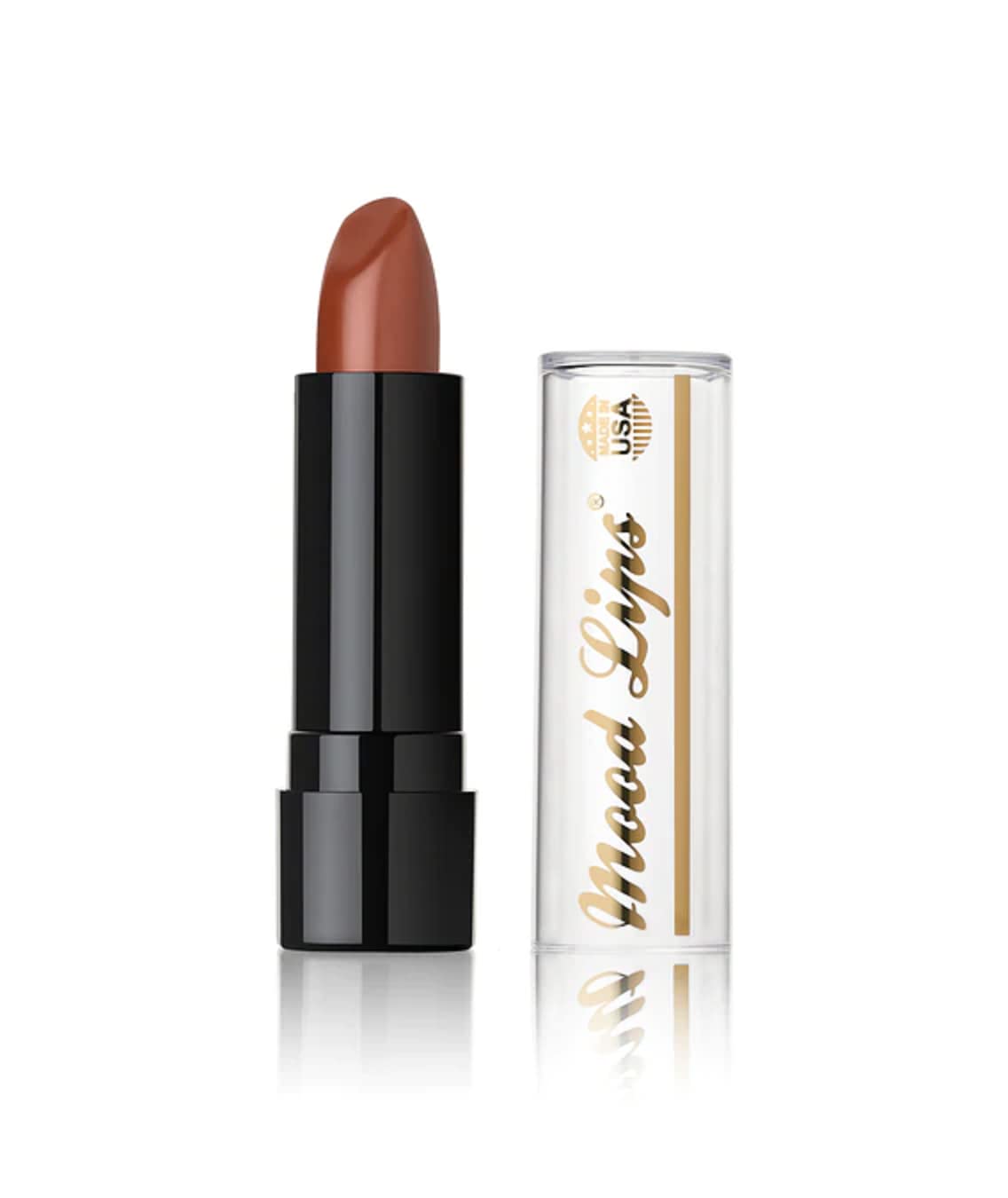 Mood Lips Color Changing Lipstick | Long Lasting 12 Hour Wear | Aloe Vera Moisturizing & Hydrating | Made in USA | Brown