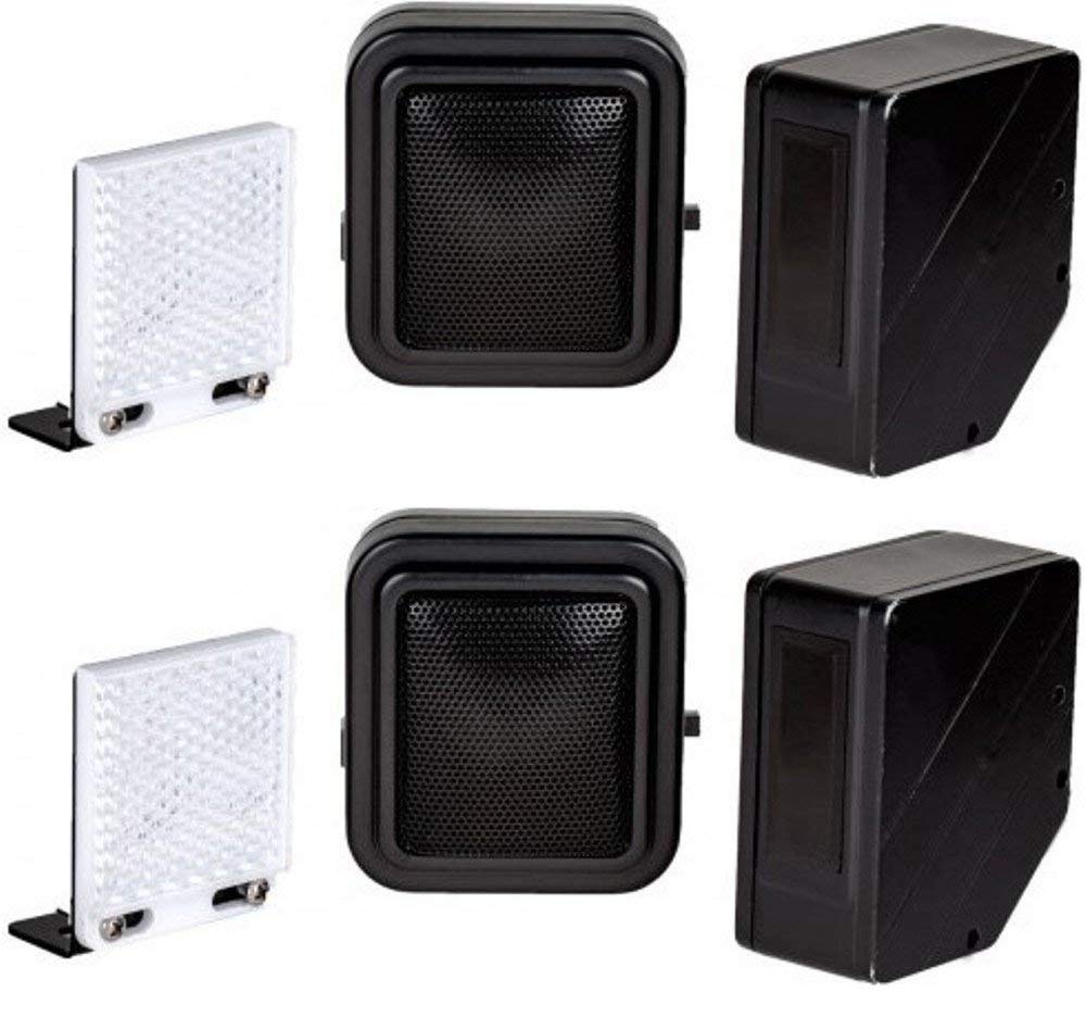 Seco-Larm E-931CS22RFCQ Wireless Entry Alert System (2 Pack) For Monitoring a Driveway or Use as an Entrance Indicator, Up to 22 Feet Sensing Range, Up to 328 Feet Wireless Transmission Range