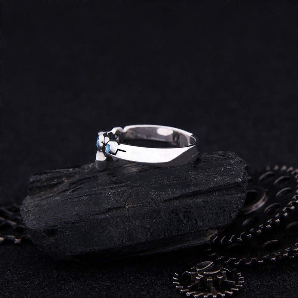 Anime ZERO Stephanie Dola Jibril Shuvi Dora Ring S925 Sterling Silver Rings Christmas Cosplay Gift US size 7/8/9