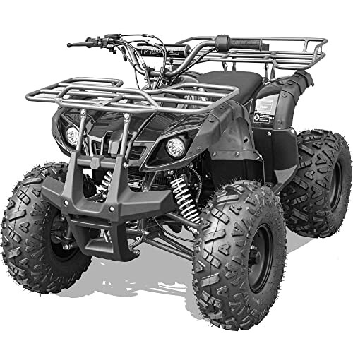 MotoTec Bull 125cc 4-Stroke Kids Gas ATV Black (MT-ATV-Bull-125cc_Black)