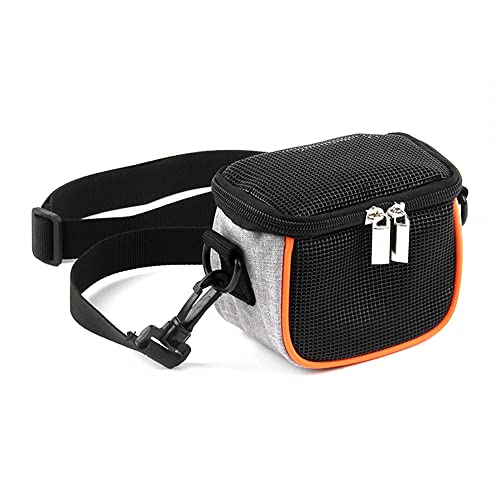 Hamster Carrier Bag,Portable Guinea Pig Travel Pouch Breathable Hamster Outgoing Bag with Adjustable Strap for Hedgehog Squirrel Guinea Hamster Pig Small Animals