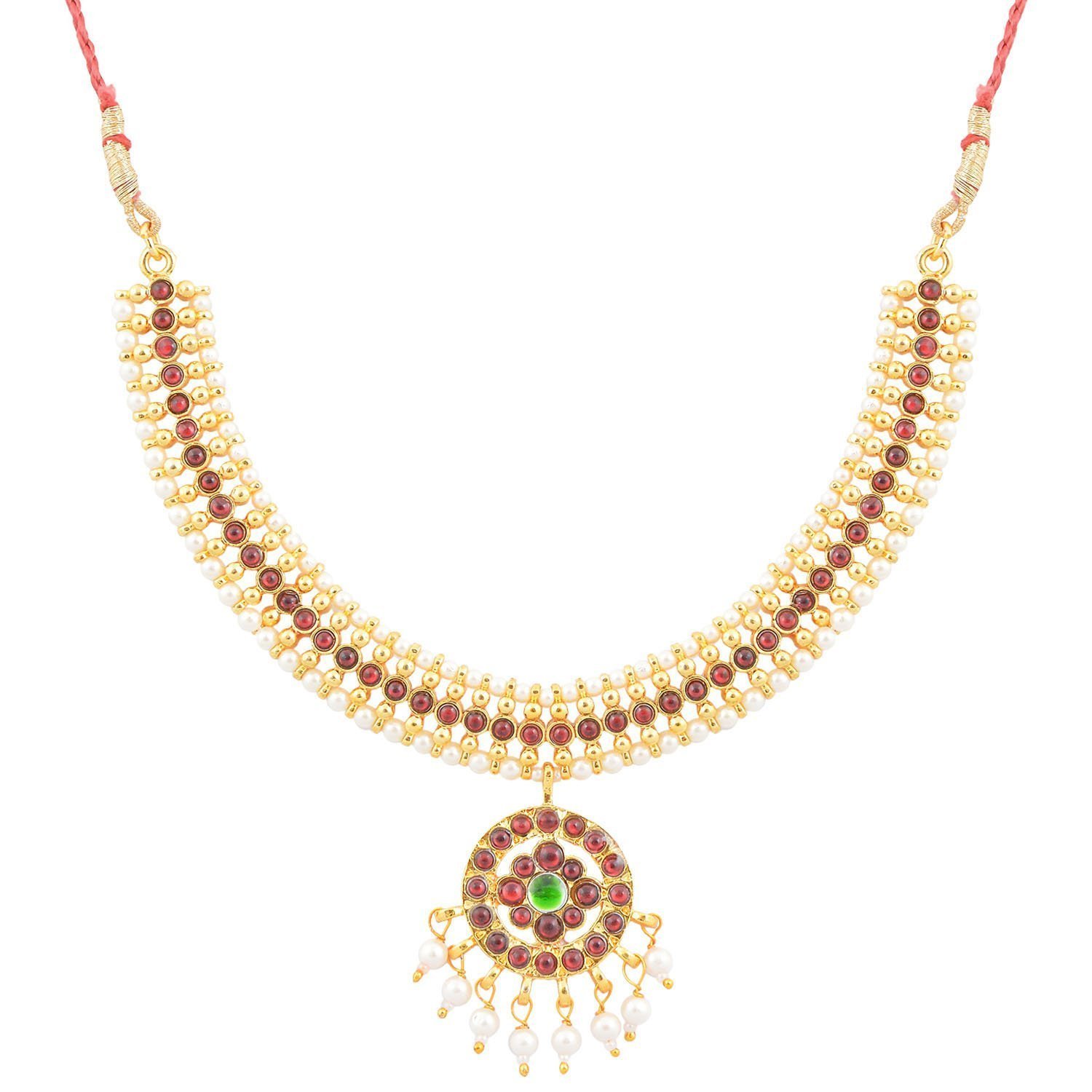 Fashionatelier Multi Color Full bharatanatyam Dance Set (10 Items)