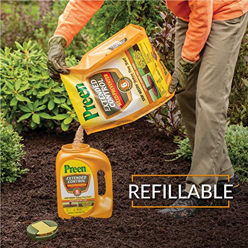 Preen Extended Control Weed Preventer - 4.93 lb. Bottle - Covers 805 sq. ft.