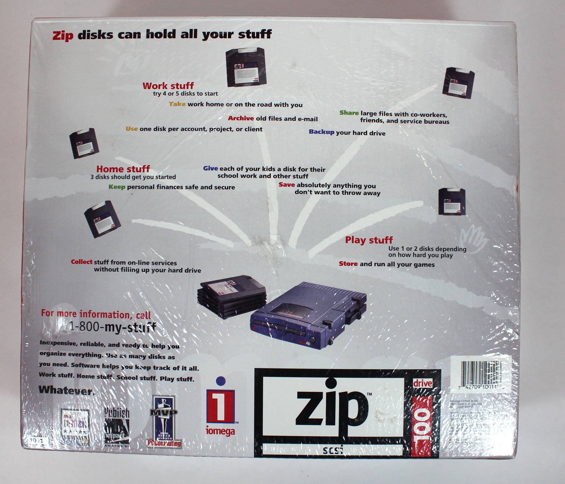 Iomega 100MB External SCSI Zip Drive