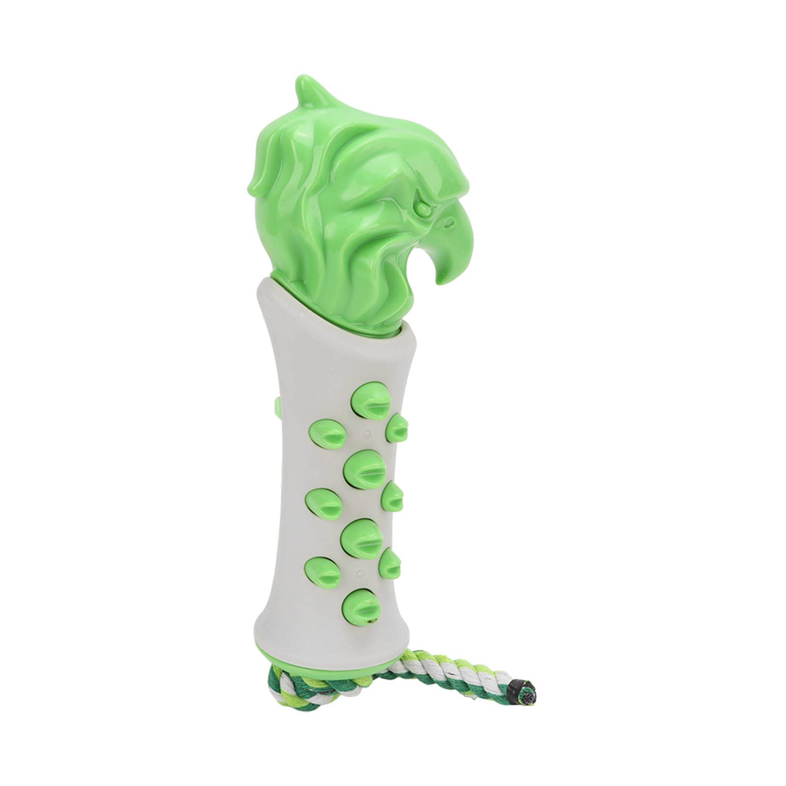 Qyebavge Durable Dog Chew Toy for Teeth Cleaning - Bite Resistant Scepter with Tug Rope for Dental Health & Interactive Training