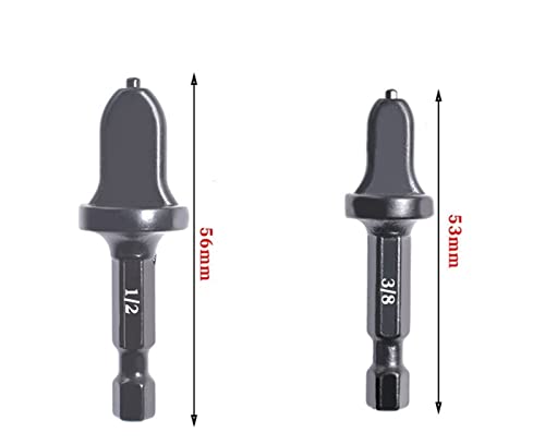 maipula 5 Pack Air Conditioner Expander Forging Tool Drill Bit Pipe Expander Tool HSS Hex Handle Expander (Color : 5 Set)