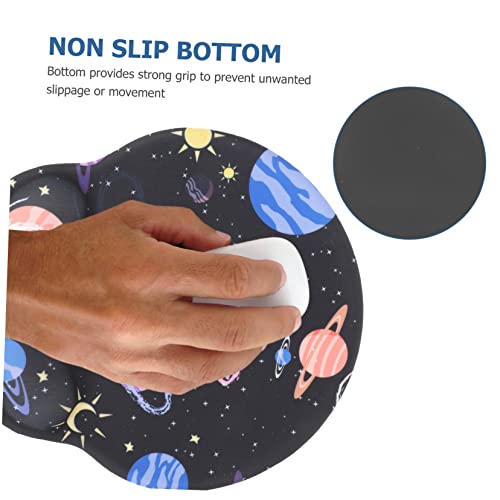 Ergonomic Pad Bowl Pad Keyboard Wrist Support Desktop Mat Pad Mat for Desk Pad with Wrist Support Print Pads Rest Pad Mousepad with Wrist Rest Padded Pad Sponge Pad Silica Gel Pad