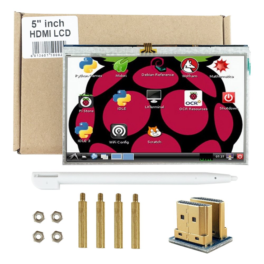 Stutu 5 Inch Touch Display for Raspberry pi 3,pi 2 and Banana Pi