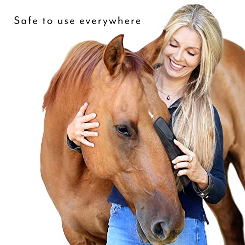 StripHair Gentle Groomer - Original for Horses Dogs 6-in-1 Shedding Grooming Massage
