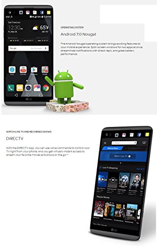LG V20 H910a 64GB 5.7" IPS LCD Display Android Smartphone w/ Dual Rear Cameras (16MP+8MP) - Carrier Unlocked for all GSM Carriers Worldwide (Titan Gray)