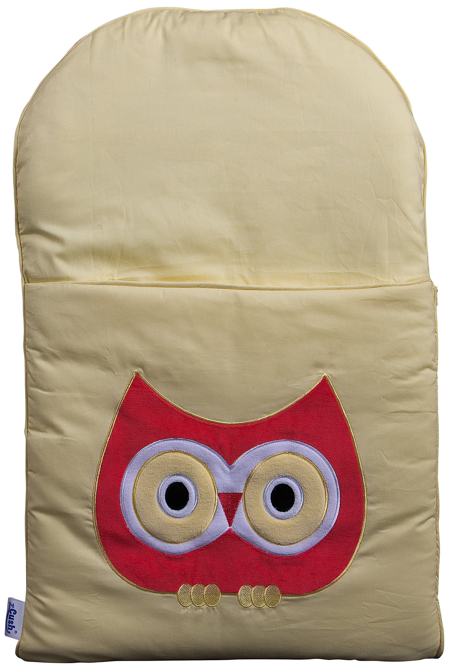 zCush Cotton Characters Nap Mat, Happy Hoot
