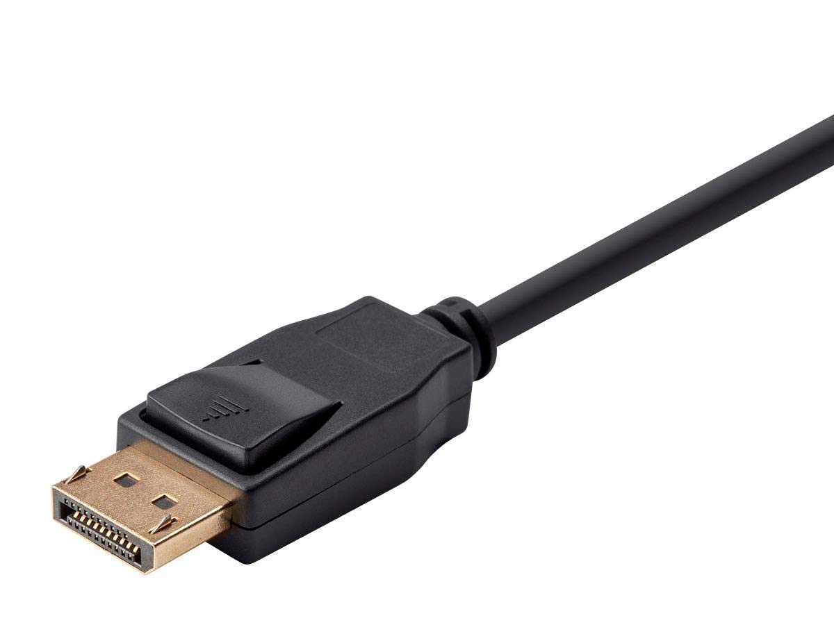 Monoprice 115888 Mini DisplayPort 1.2 to DisplayPort Cable - 1.5 Feet, 4K Capable, Supports 3D Video - Select Series Black