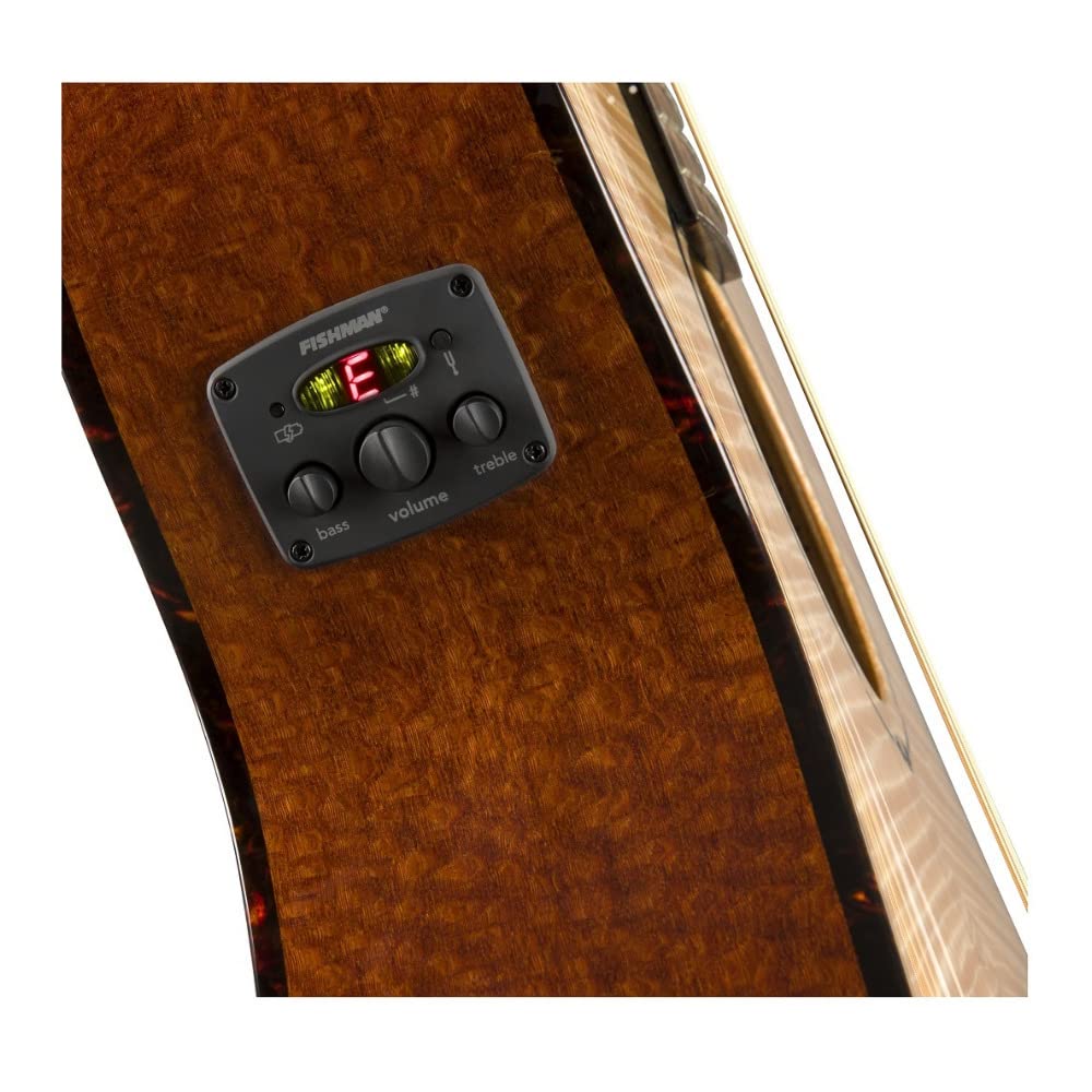 Fender FA-345CE Auditorium Cutaway Acoustic Guitar, with 2-Year Warranty, Natural