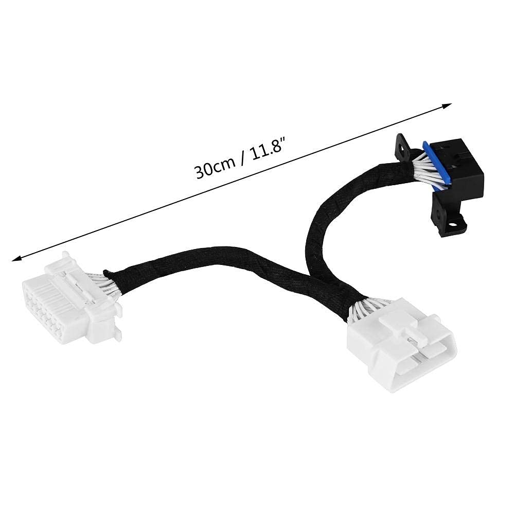 Aramox OBD2 Splitter Adapter, OBD2 16Pin Male to Dual Female Splitter Adapter Extension Cable Y Cable