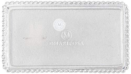 Mariposa Statement Beaded Tray, One Size, Silver