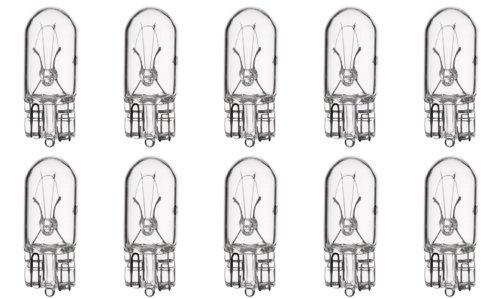 CEC Industries #168 Bulbs, 14 V, 4.9 W, W2.1x9.5d Base, T-3.25 Shape (Box of 10)
