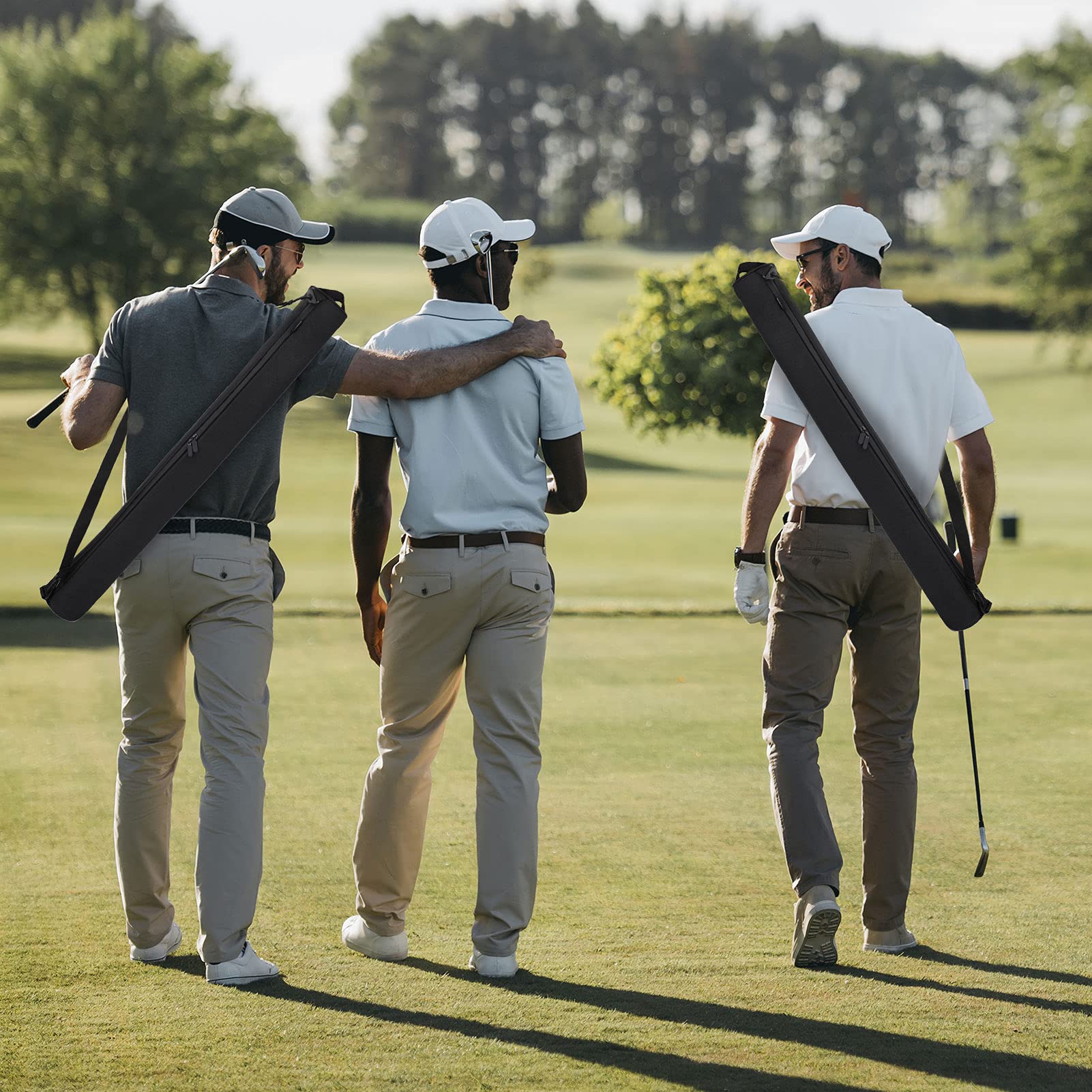 AROUY Golf Cooler Bag - Golf Accessories for Men and Small Soft Cooler Bags Insulated Cooler Holds a 6 Pack of Cans, Golf Sports Bags