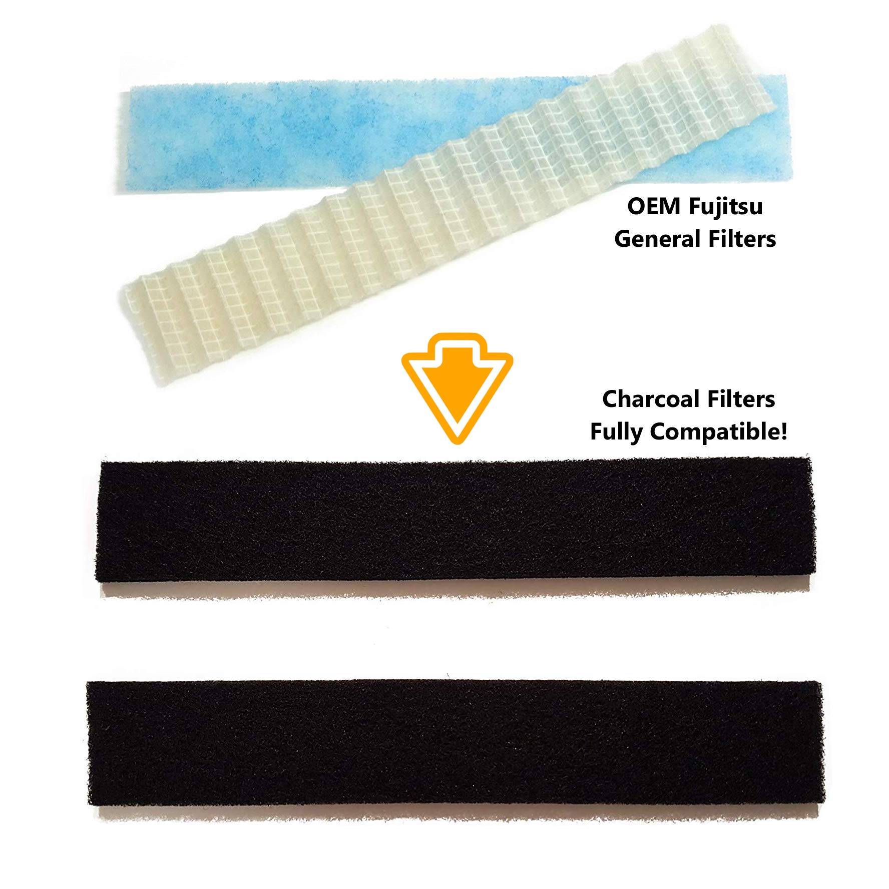 Filters Compatible with Fujitsu General UTR-FA16 and UTR-FA16-2 (2 pk)