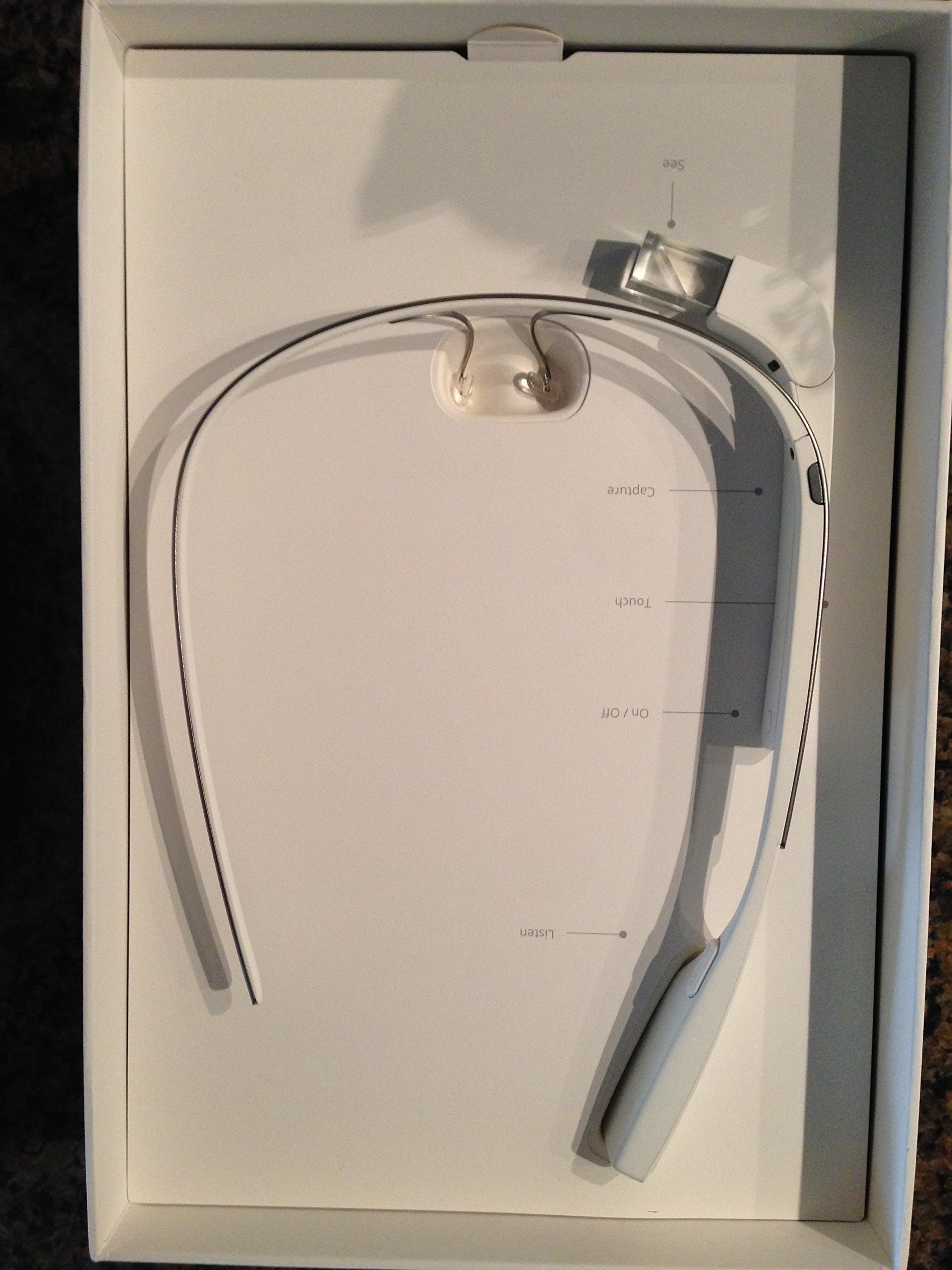 Google Glass XE V2 | Reading Glass Frame (4 Options) (Cotton White)