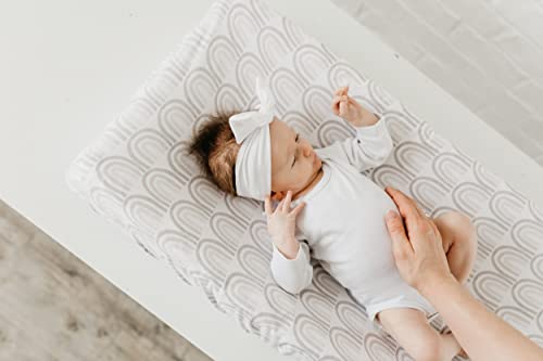 Premium Knit Diaper Changing Pad Cover"Bliss" by Copper Pearl