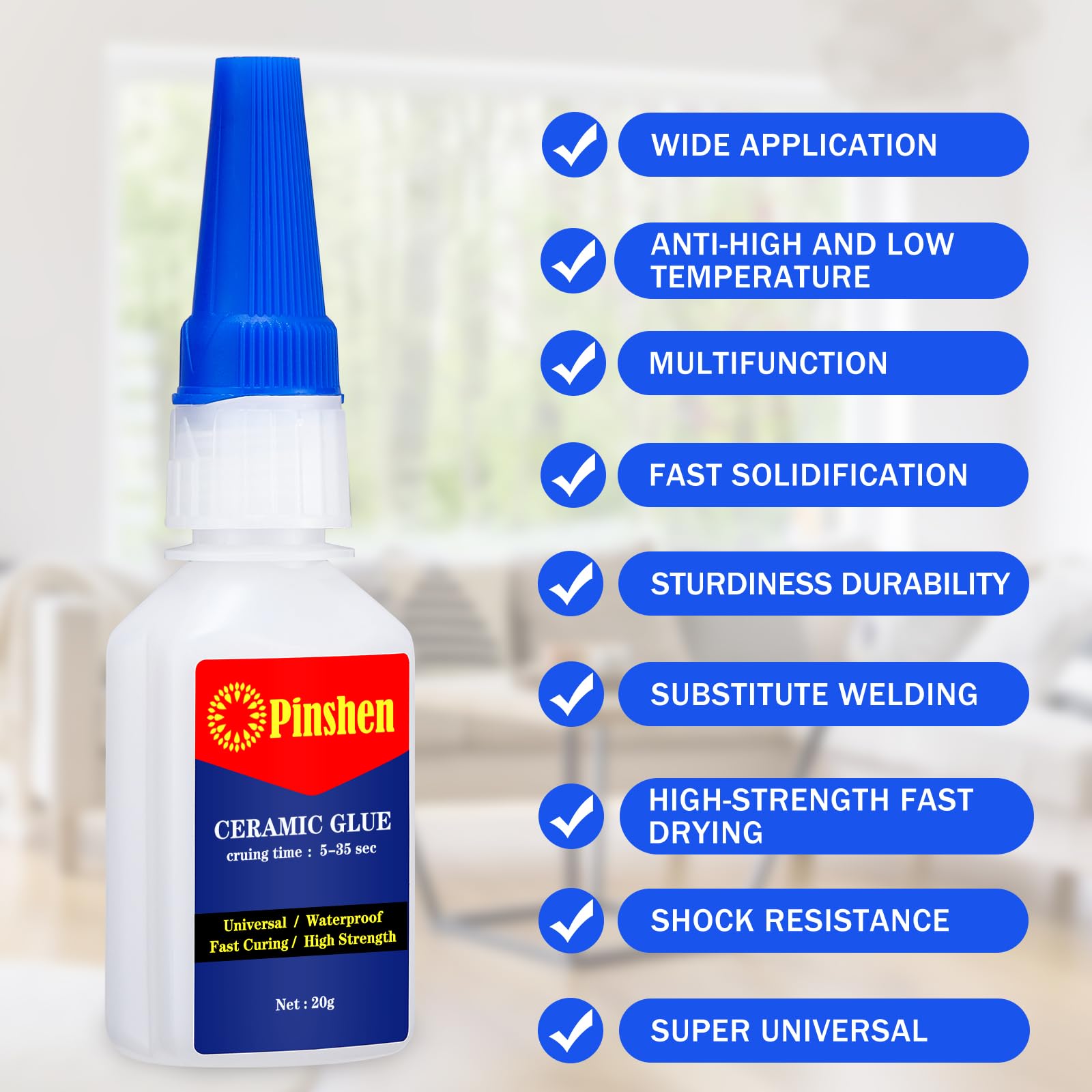 AOLDHYY Ceramic Glue, Citadel Plastic Glue, Super Glue for Rapid Maintenance and Small Emergency Repair, Porcelain, Wood,Fabric, Glass, Metal, Rubber and DIY Craft