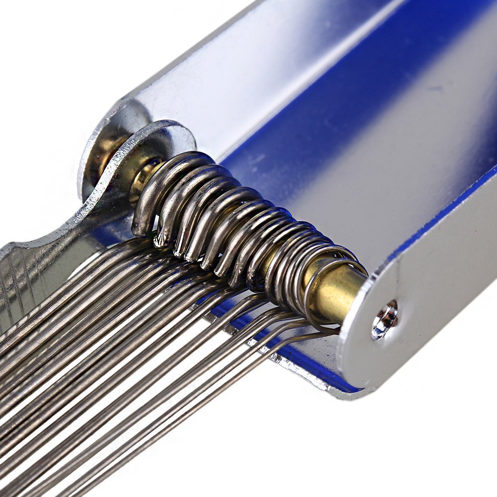 GOSONO Guitar Bass Ukulele Nut Bridge Saddle Grooves Sanding Files Tool Kit Sander Case Electric Acoustic Guitar Parts & Accessories