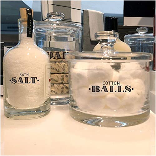 Talented Kitchen Farmhouse Bathroom Beauty Organization Labels β 72 Bathroom & Makeup Organization Preprinted Sticker. Water Resistant, Canister Labels. Jar Decals Bath Storage (Set of 72 β Bathroom)