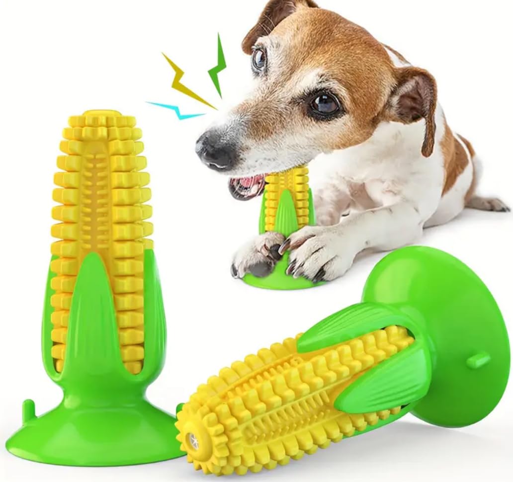 Corn-Shaped Dental and Treat Stick for Dogs Puppies Pigs Rabbits and Other Small Animals
