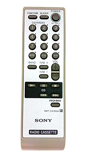 Sony CD/Radio Remote Sony Radio Cassette Remote Model# Sony RMT-CS350A Remote Control Replacement