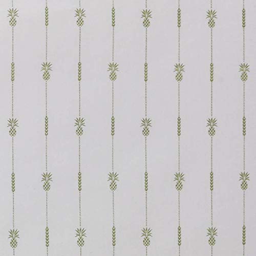 Tommy Bahama 223615 Pineapple Pinstripe Sheet Set, Green, King