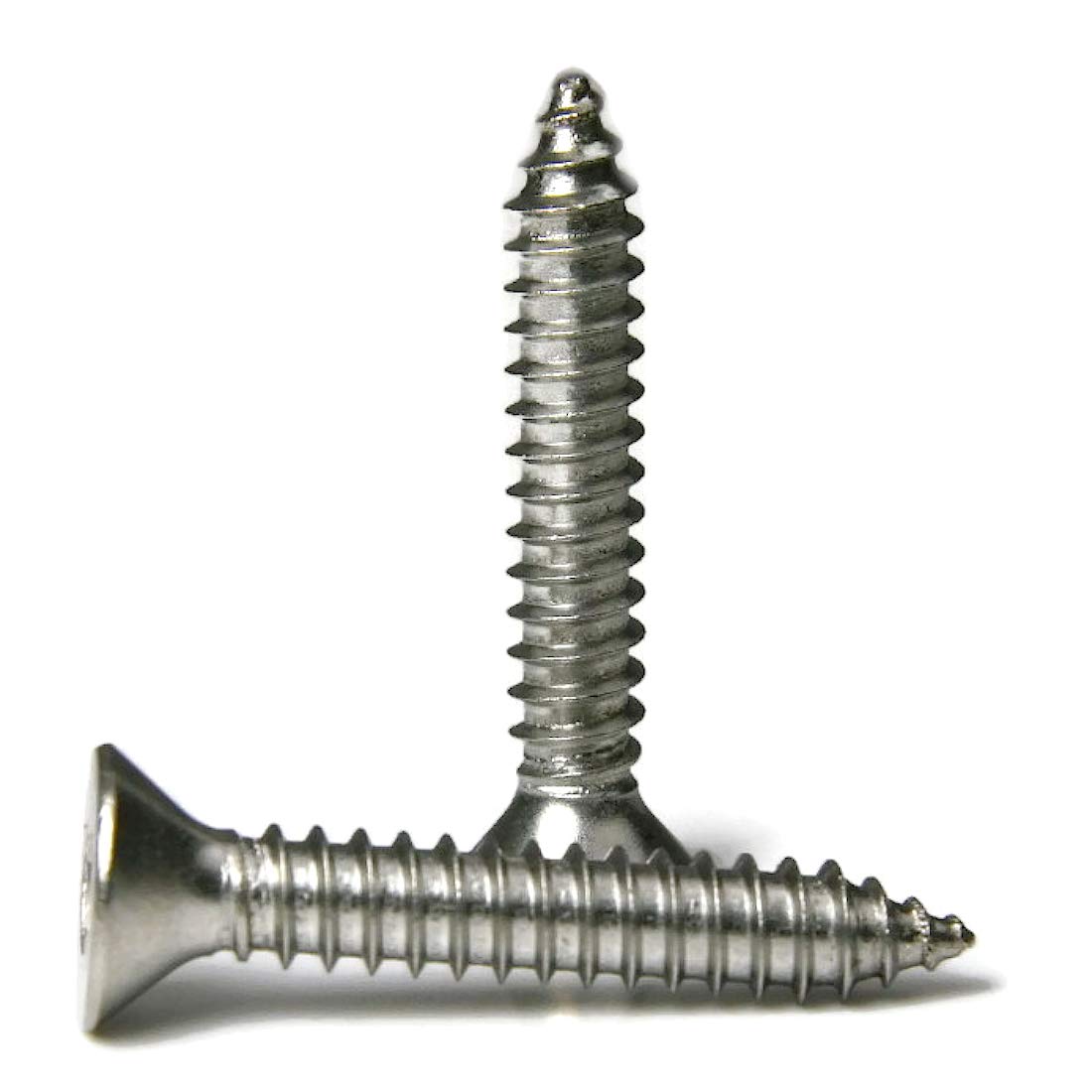Torx w/Pin Tamper Proof Security Flat Head Sheet Metal Screws 18-8 Stainless Steel - #12 x 1-1/2 (T-25) Qty-25