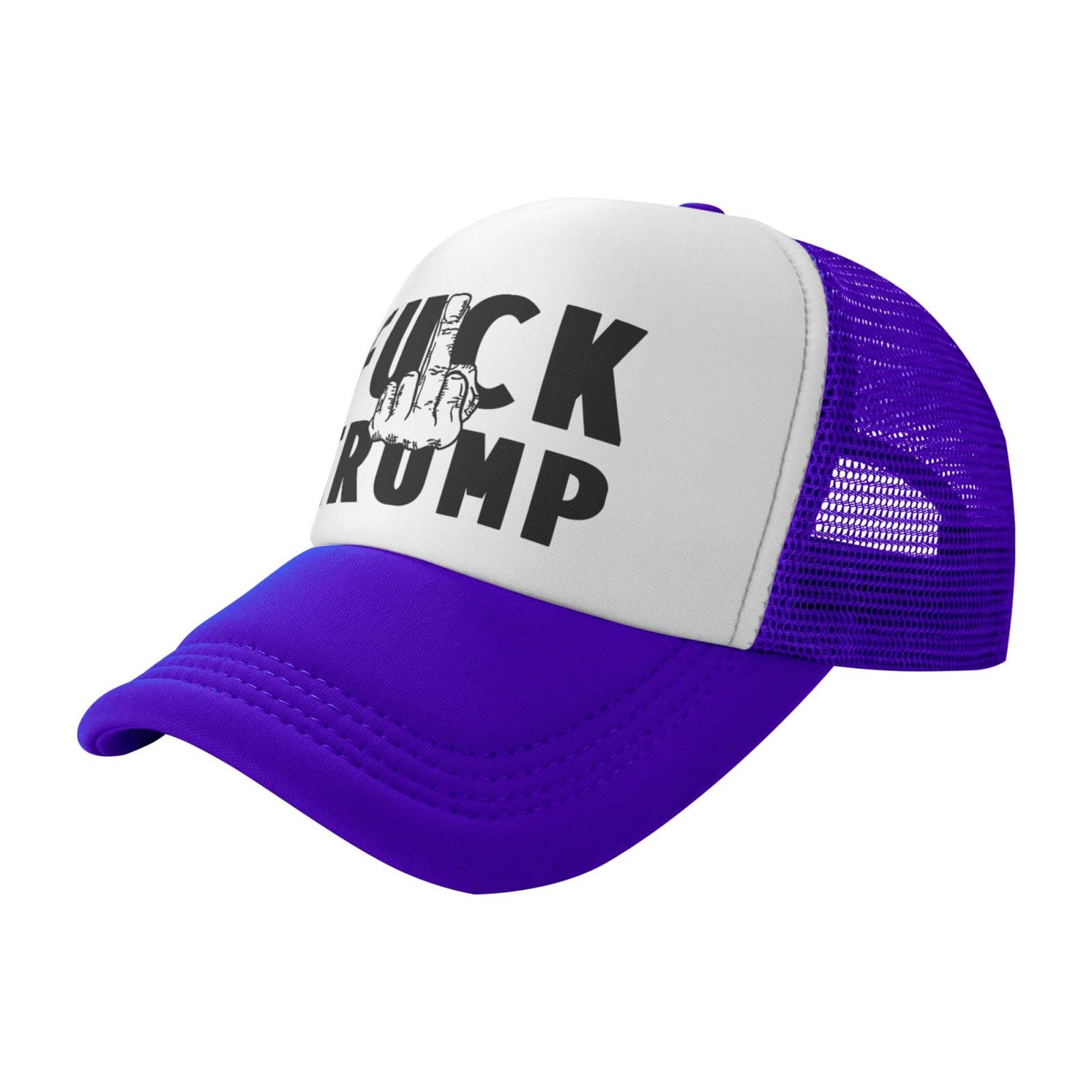 Bass-Pro Shop Hat Mesh Adjustable Trucker Baseball Fishing Outdoor Cap Purple