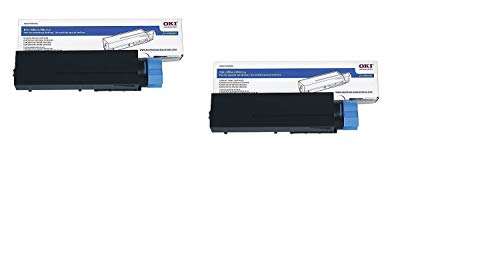 OKI 44992405 Black Toner Cartridge 2-Pack for MB451w MFP