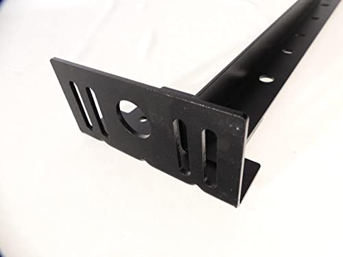 Tech Team Bed Frame Extension Set, Extend a Metal Bedframe to Meet a Headboard or Footboard, 2 Pieces, Hardware Included