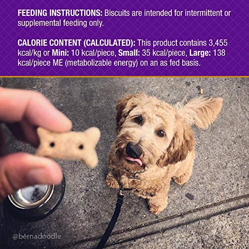 Old Mother Hubbard by Wellness Classic Original Mix Natural Dog Treats, Crunchy Oven-Baked Biscuits, Ideal for Training, Small Size, 6 pound bag
