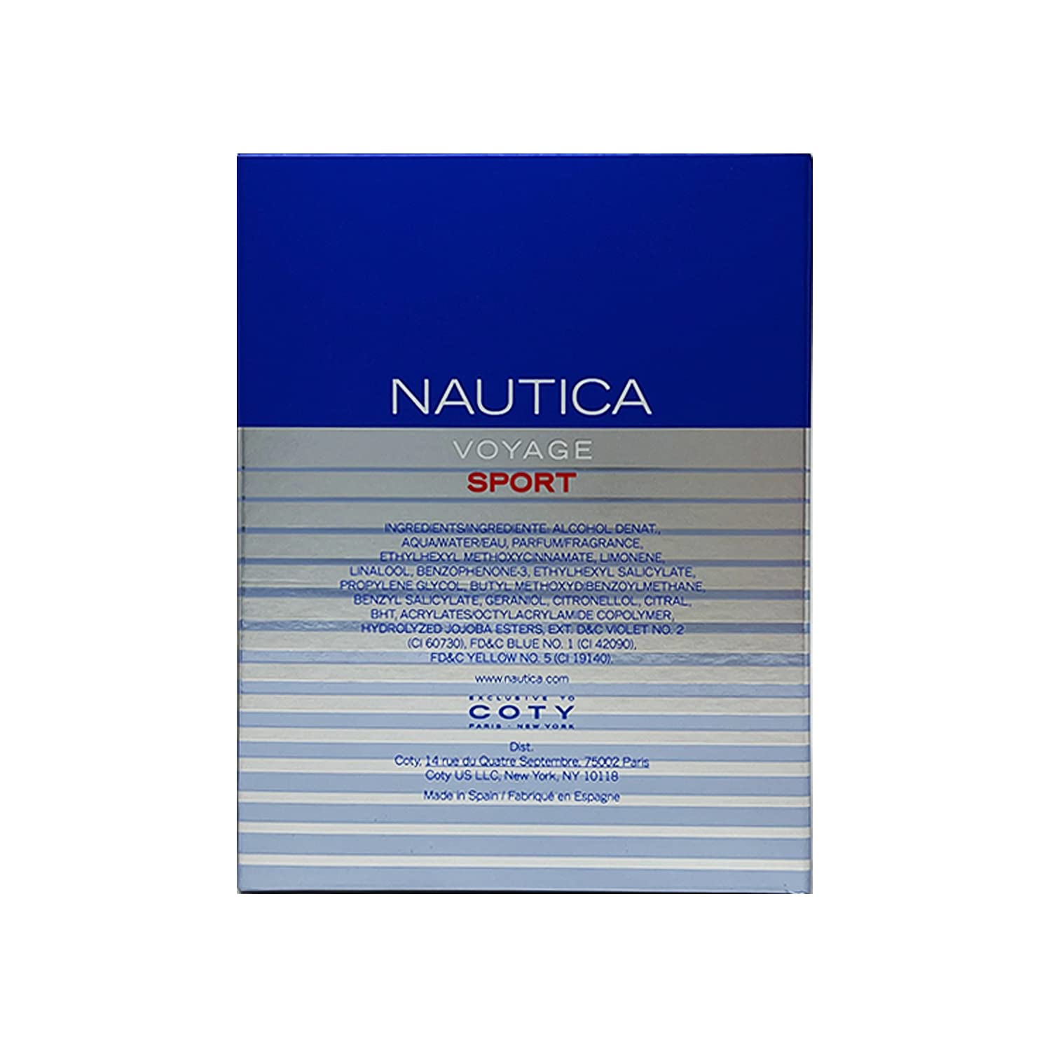 Nautica Voyage Sport by Nautica for Men 3.4 oz Eau de Toilette Spray