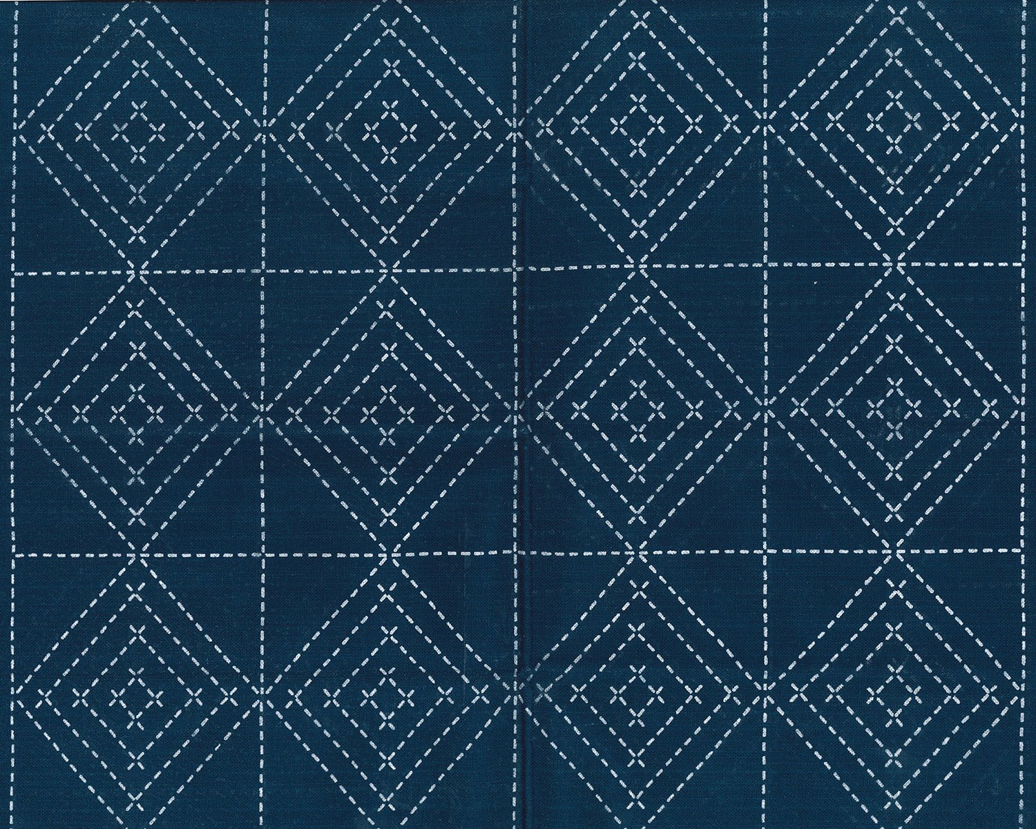 Nazca Sashiko cloth indigo 6