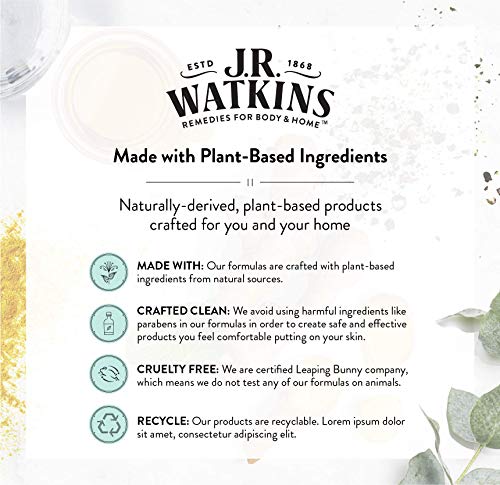 J.R. Watkins Natural Hydrating Body Oil Mist, Moisturizing Body Oil Spray for Glowing Skin, Cruelty Free, Grapefruit, 6 fl oz, Single