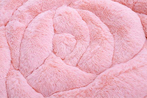 IPENNY Soft Cozy Seat Cushion Plush Rose Seat Pad Seat Pillow Relieves Back Coccyx Sciatica and Tailbone Pain Relief Chair Cushions Chair Pads for Home Office Sofa
