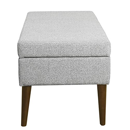 Spatial Order Home Decor | K8086-F2232 | Kaufmann Collection Modern Storage Ottoman Bench | Large Ottoman Bench with Storage for Living Room & Bedroom, Ash Grey