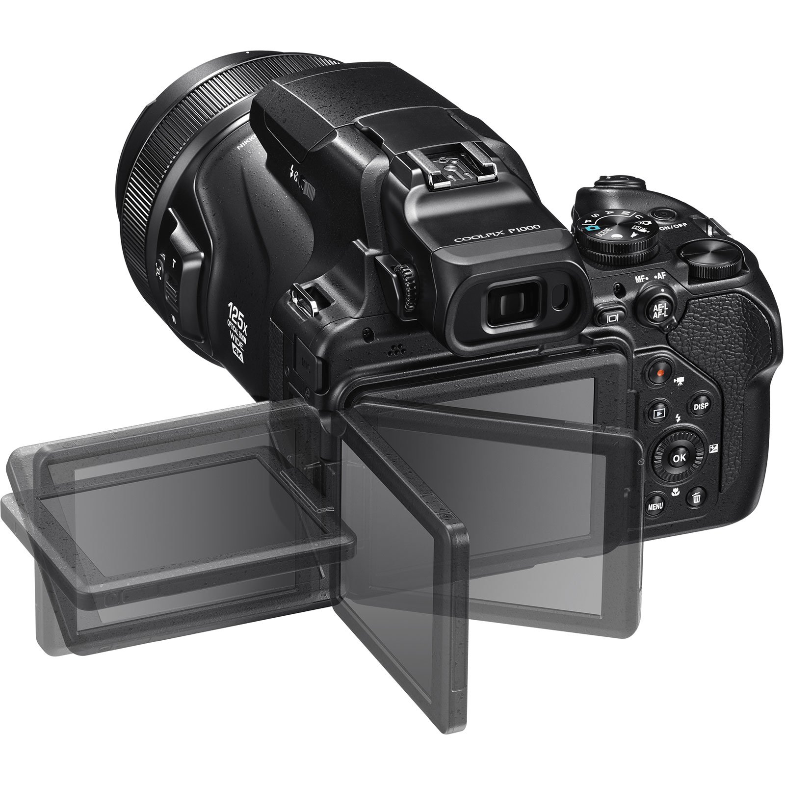 Nikon Coolpix P1000 4K 125x Super Zoom Digital Camera with 32GB Card + Battery & Charger + Filter Kit (Renewed)