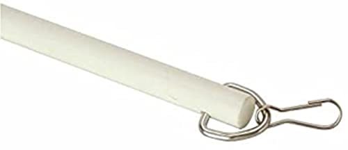 Kirsch 30" Fiberglass Drapery Baton Wand with Stainless Steel Snap Hook