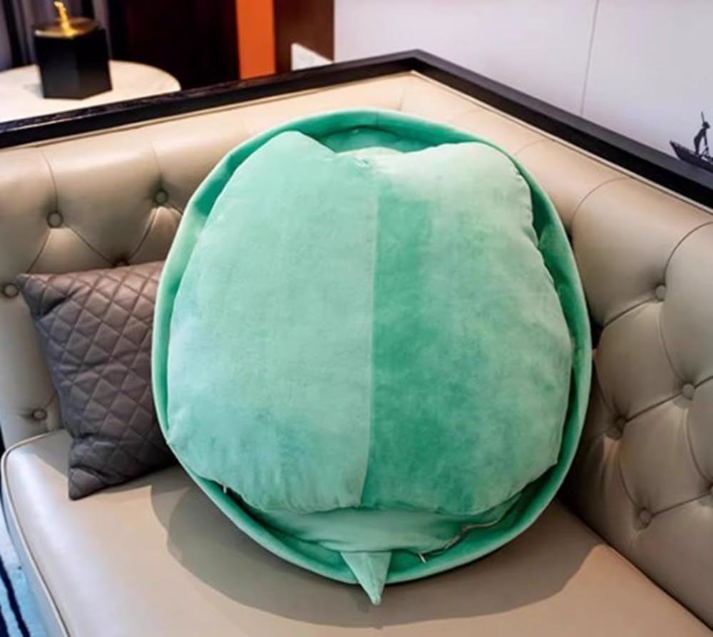 CHOXIO Wearable Turtle Shell Pillows for Kids Adults,Turtle Plush Pillow Stuffed Animal Funny Dress Up Creative Gifts (40 in, Green)